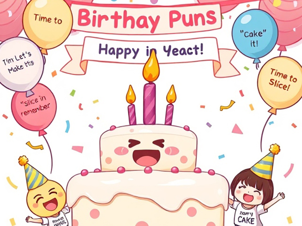 215+ Birthday Puns to Make Your Day Even More Fun - Punsfactory