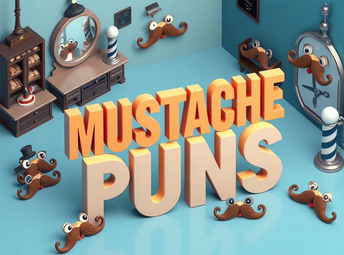 160+ Mustache Puns That Will Make You Twirl with Laughter - Punsfactory