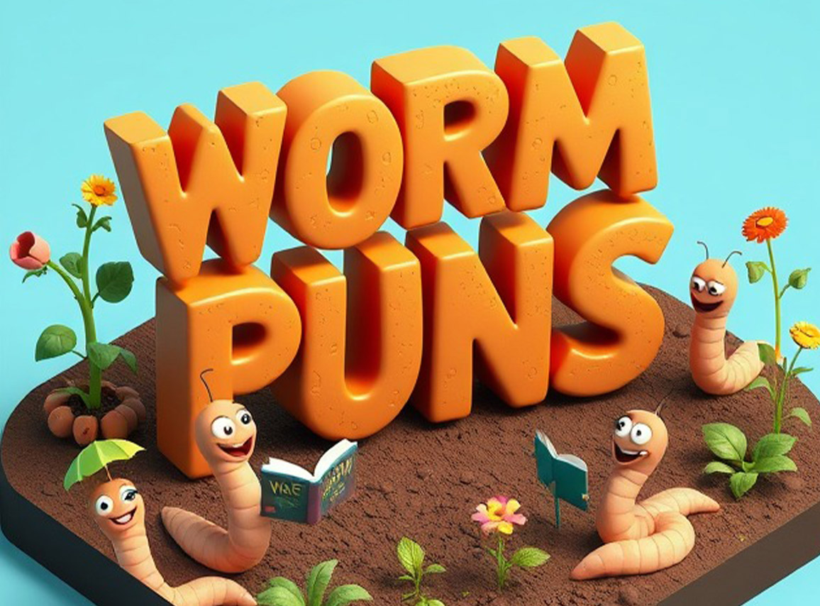 240 Worm Puns to Wiggle Into Your Day and Bring a Smile - Punsfactory