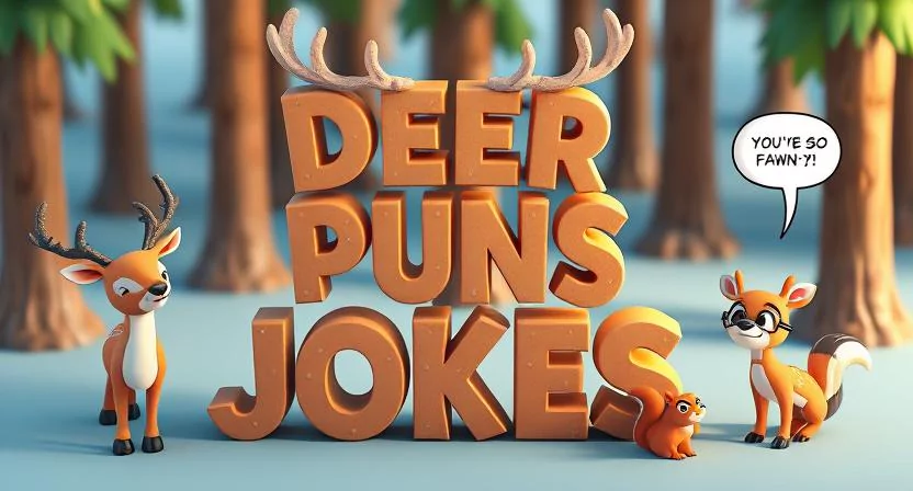 149 Deer Puns and Jokes to Give You a Chuckle! - Punsfactory