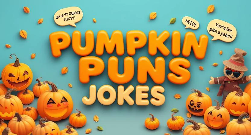 125 Pumpkin Puns and Jokes: Get Ready to Chuckle! - Punsfactory
