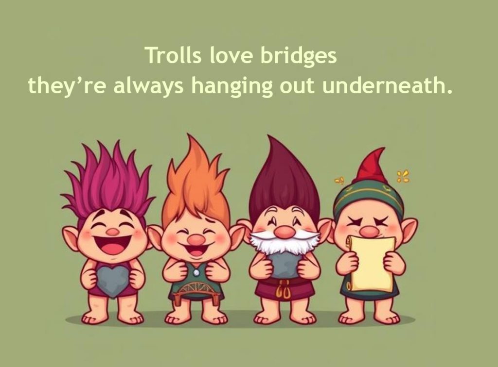 190 Troll Puns to Bridge the Gap to Laughter and Fun - Punsfactory