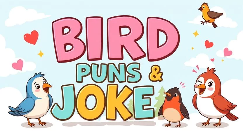 160+ Witty Bird Puns and Jokes: Get Ready to Chirp with Laughter ...