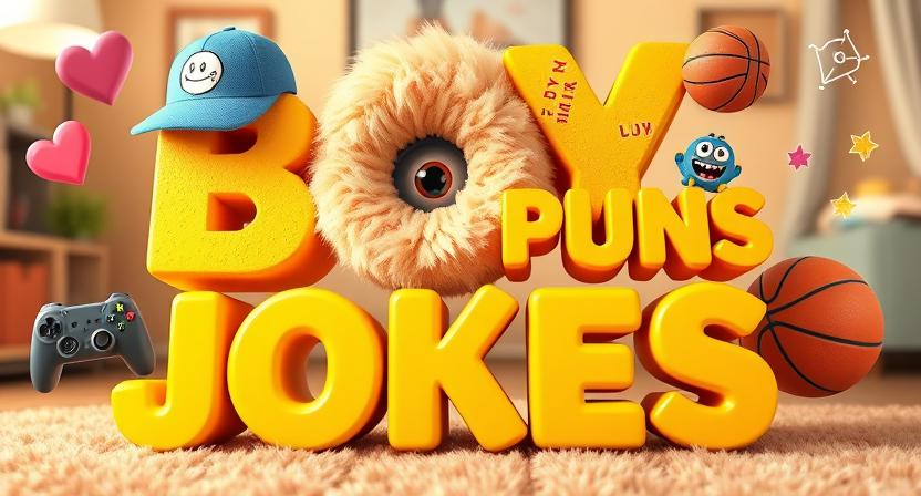 157 Playful Boy Puns & Jokes: Ready to Totally Crack You Up! - Punsfactory