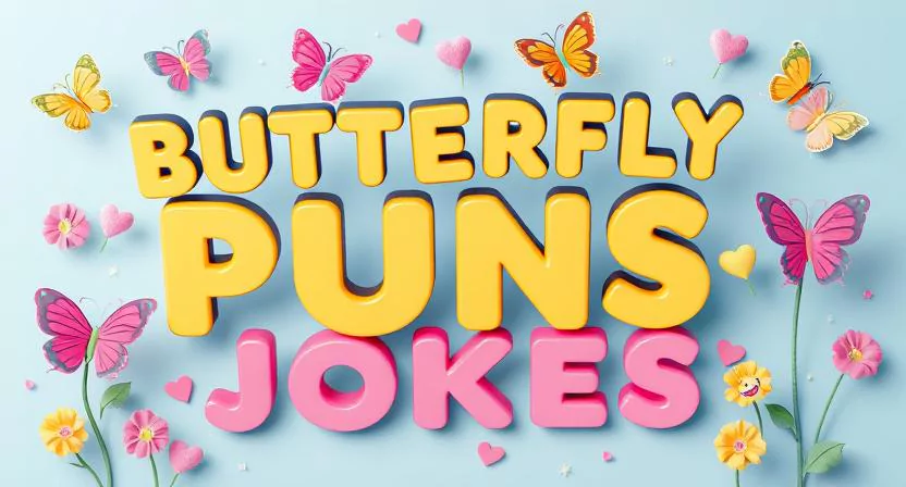 121 Butterfly Puns to Make You Flutter with Laughter! - Punsfactory