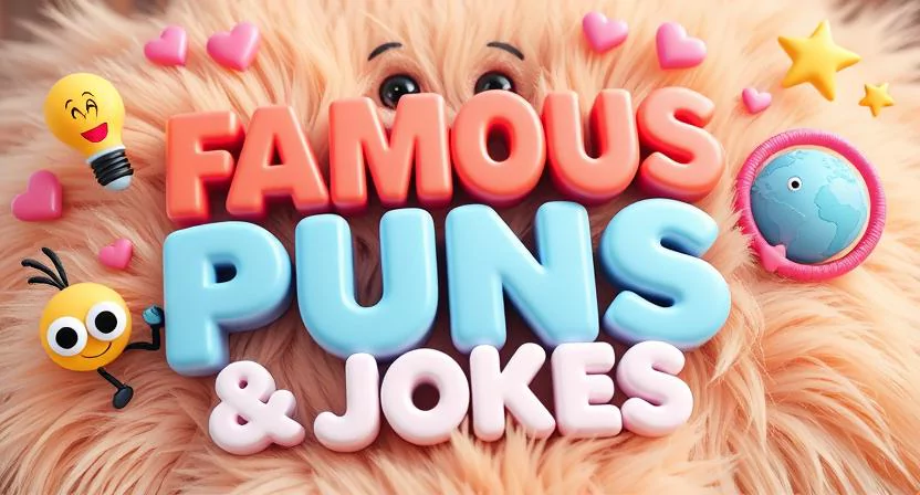 150+ Famous Puns and Jokes: A List to Get You Chuckling! - Punsfactory