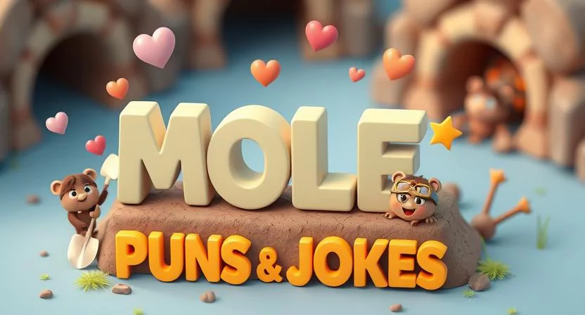 150+ Witty Mole Puns and Jokes: Burrow Into Laughter Today!" - Punsfactory
