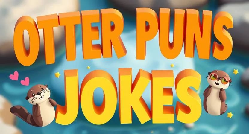 143 Playful Otter Puns and Jokes: You Otter Laugh Out Loud! - Punsfactory