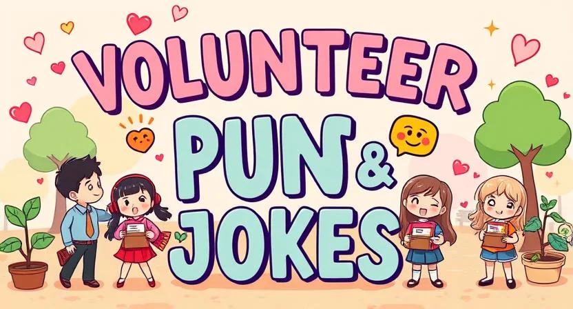157+ Uplifting Volunteer Puns and Jokes: Join the Fun Today! - Punsfactory