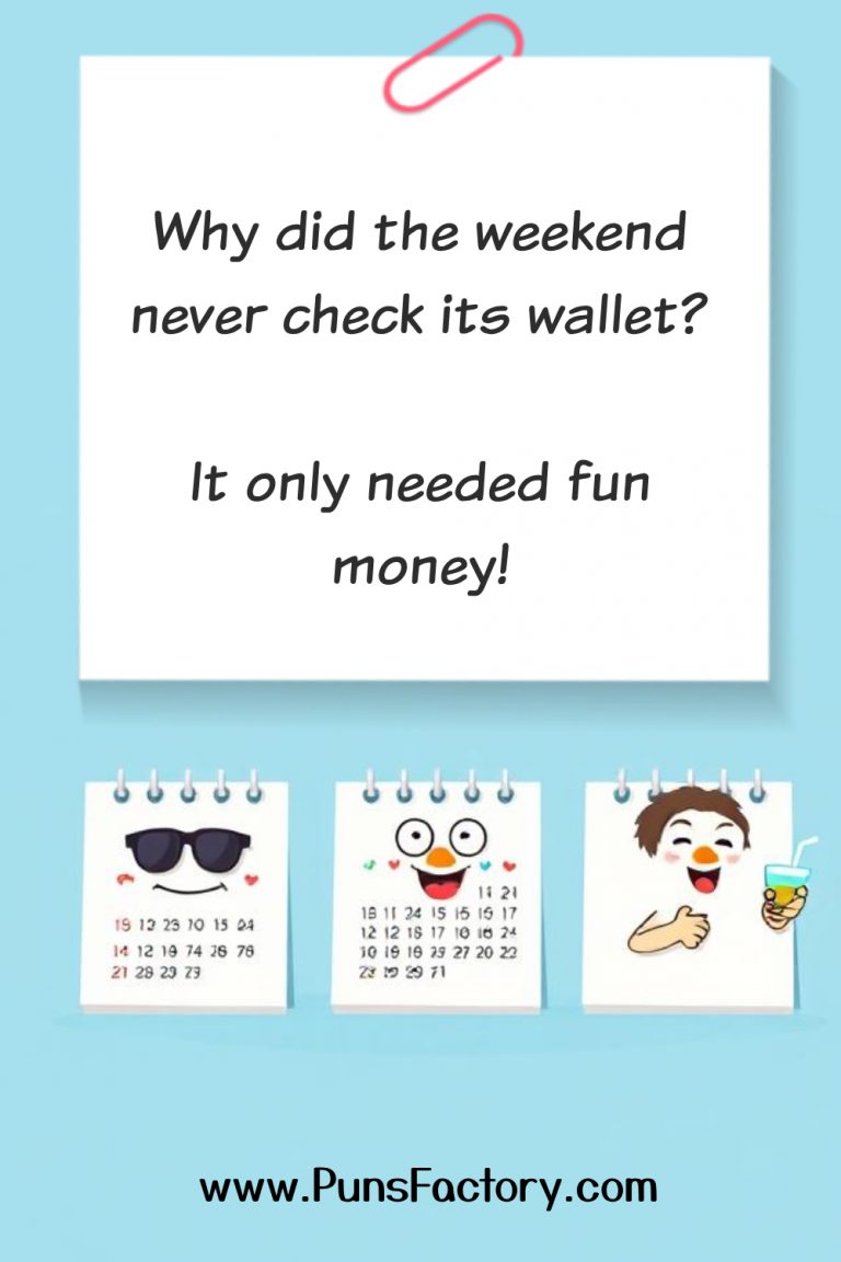 150+ Weekend Puns and Jokes: Get Ready to Laugh All Day! - Punsfactory